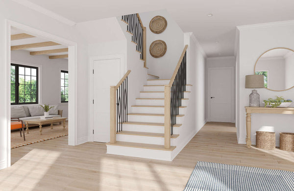 LIH-HOLPLA44 — Plain Bar 44" Iron Baluster (1/2" Square Hollow ...